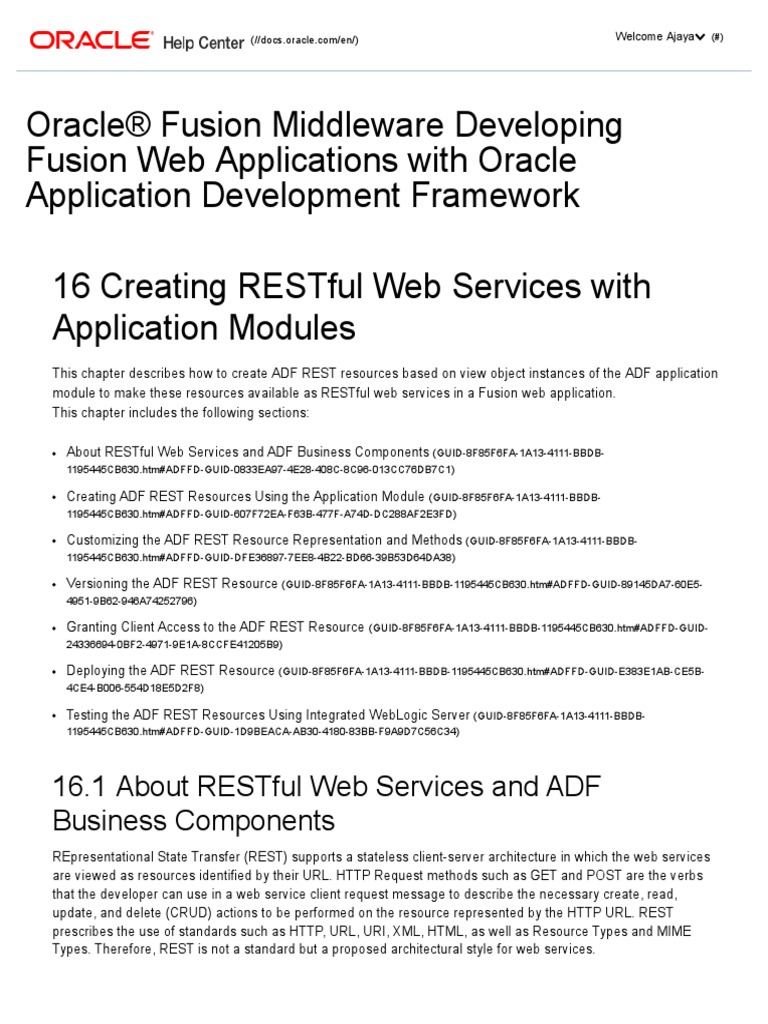 16 Creating RESTful Web Services With Application Modules | PDF | Representational State ...