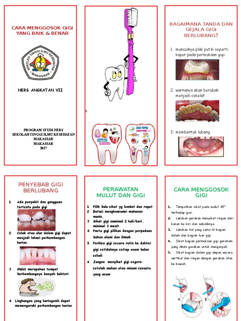 Leaflet Kesehatan Gigi | PDF