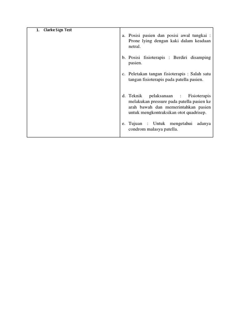 Clarke Sign Test | PDF