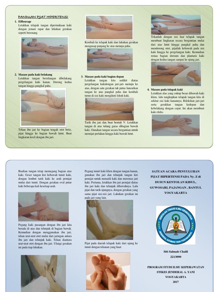 Leaflet Pijat HT | PDF
