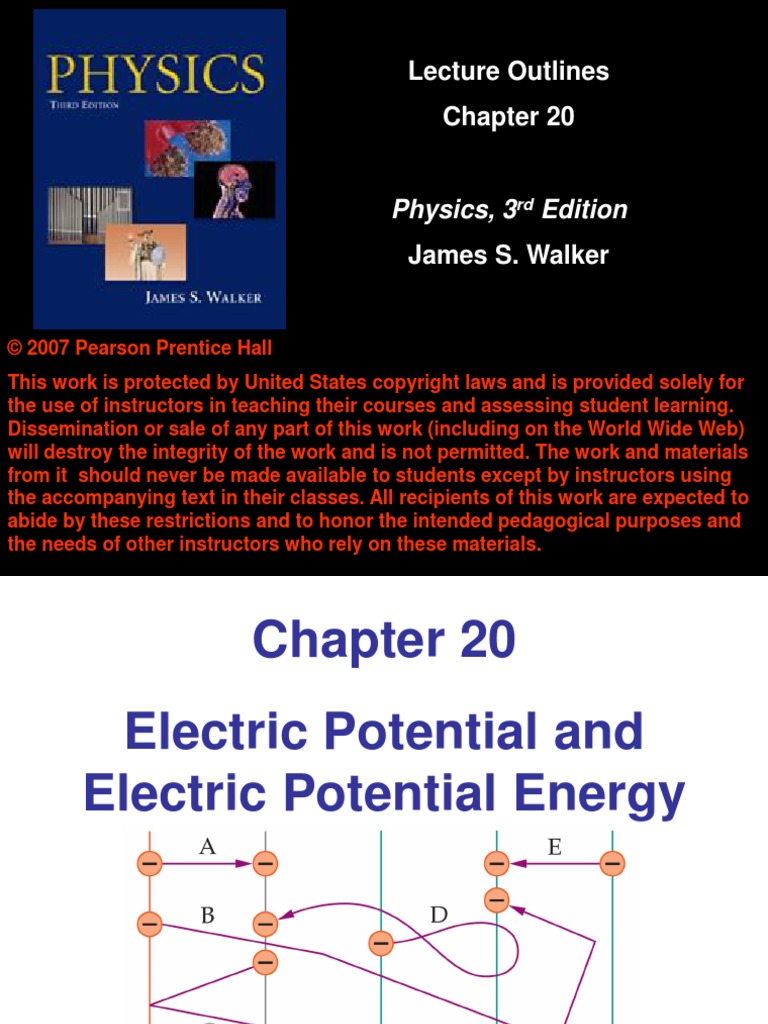 Walker3 Lecture Ch20 | PDF | Dielectric | Capacitor