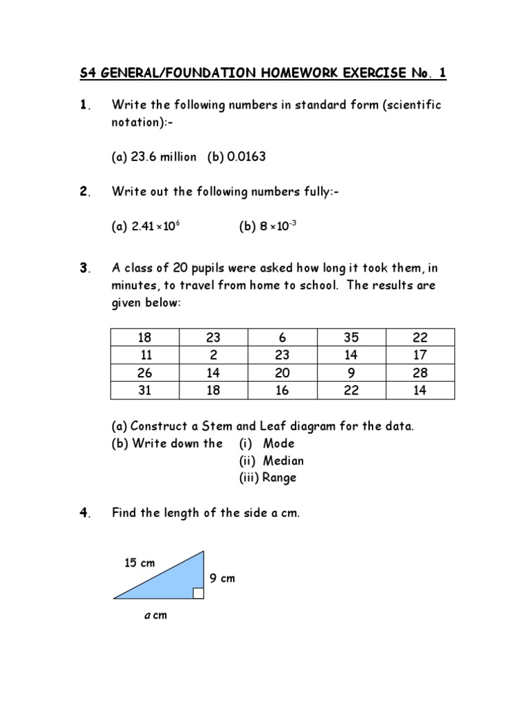 s4 General | PDF | Area | Teaching Mathematics