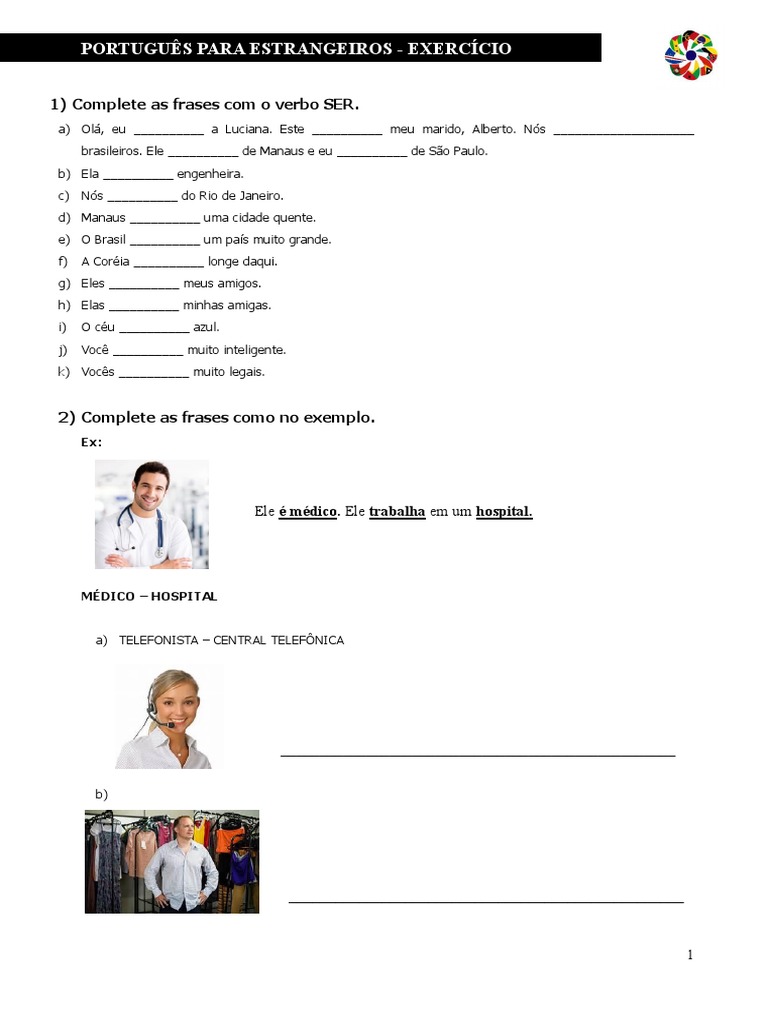 Pronomes Pessoais - Ser-Estar PDF | PDF