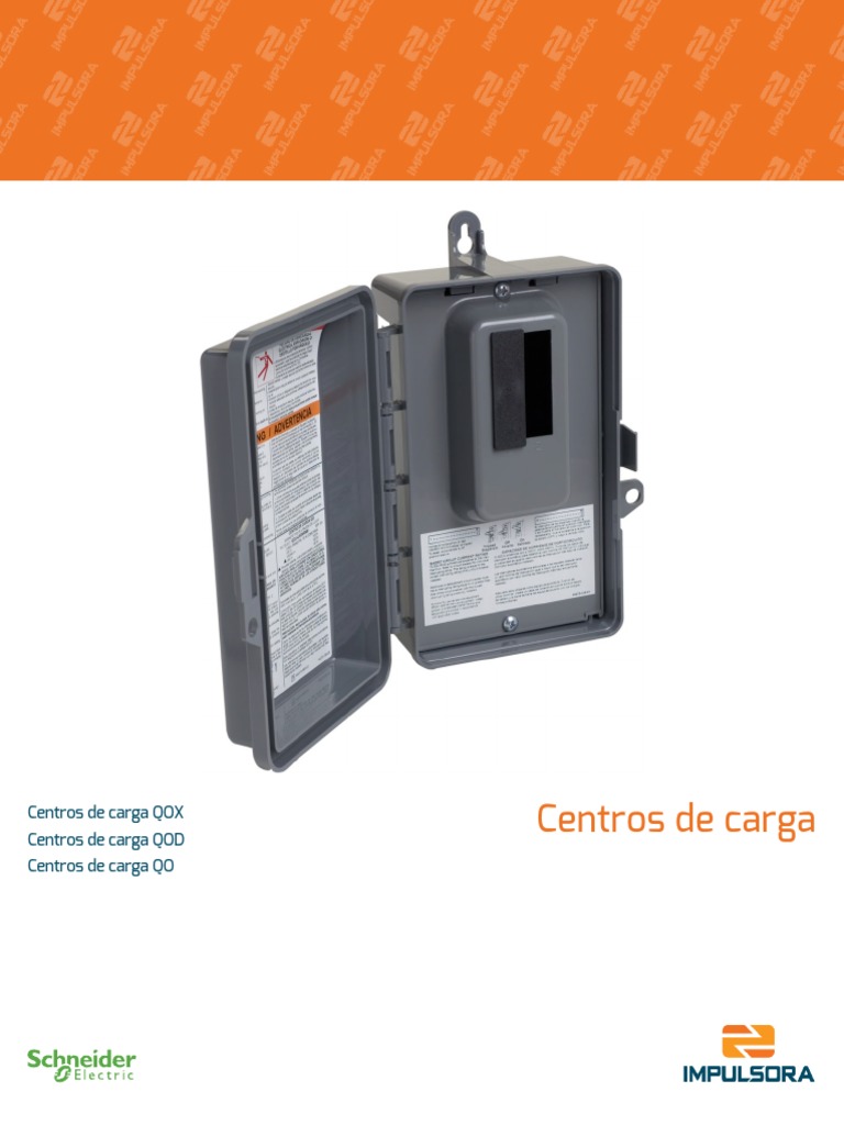 Centros de Carga | PDF | Distribución de energía eléctrica | Corriente eléctrica