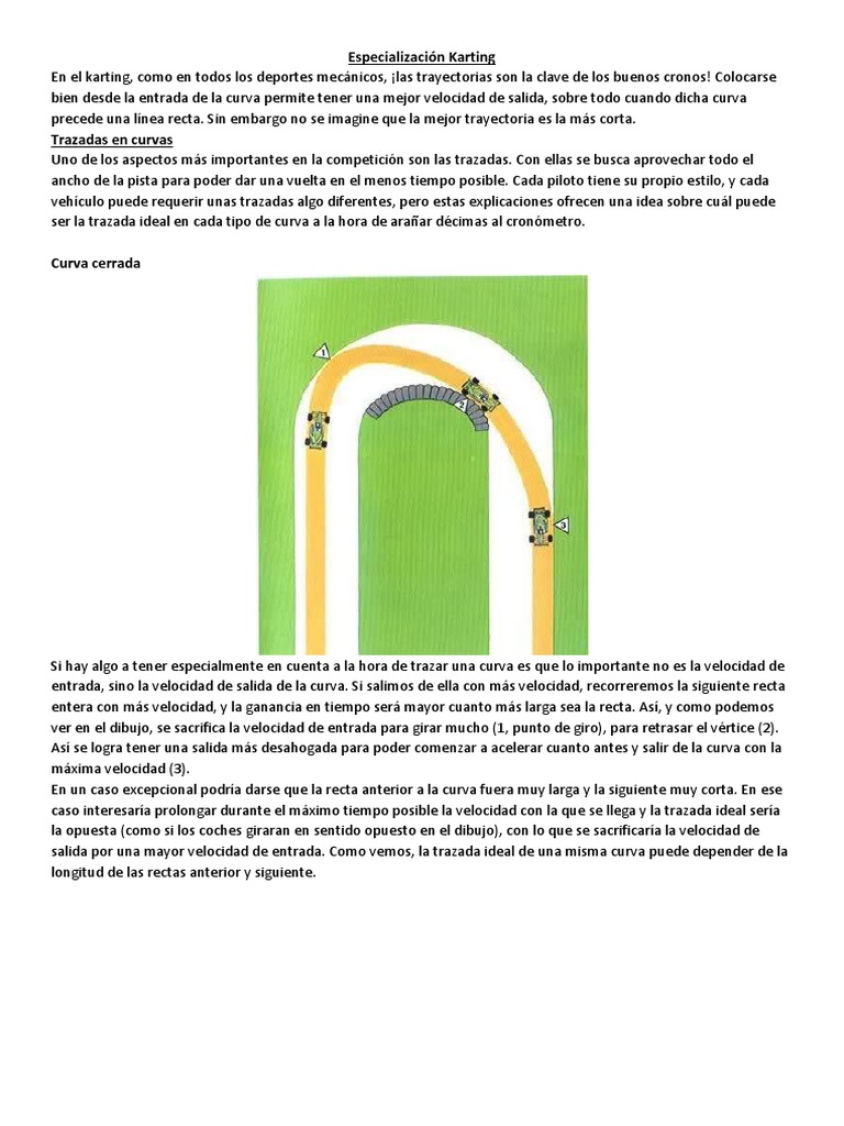 Trazadas en Curvas | PDF | Curva | Velocidad