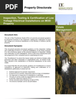 PAT Testing Certificate Template | PDF