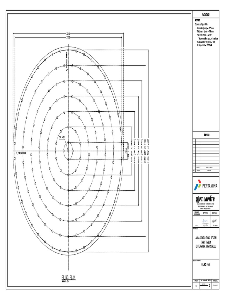 Drawing - 15 (Piling Plan) | PDF
