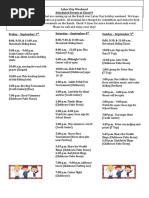 Grad Ball Program Flow | PDF