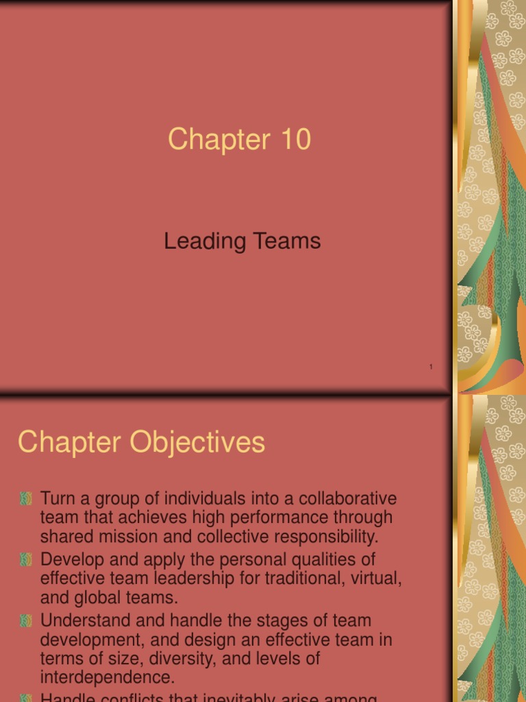 CH 10 | PDF | Interdependence | Leadership