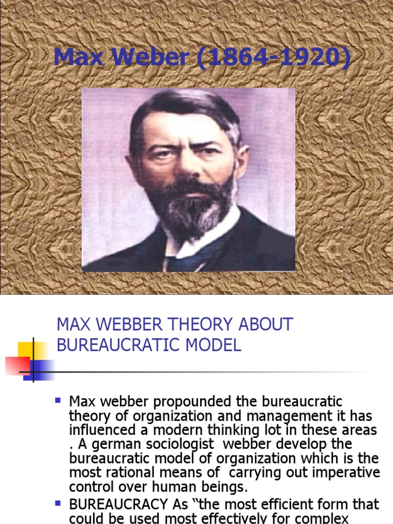 Max Webber Theory | PDF