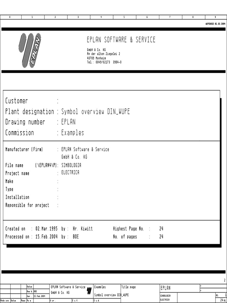 EPLAN - SIMBOLOGIA - Simbolos Eléctricos.pdf | Relay | Switch