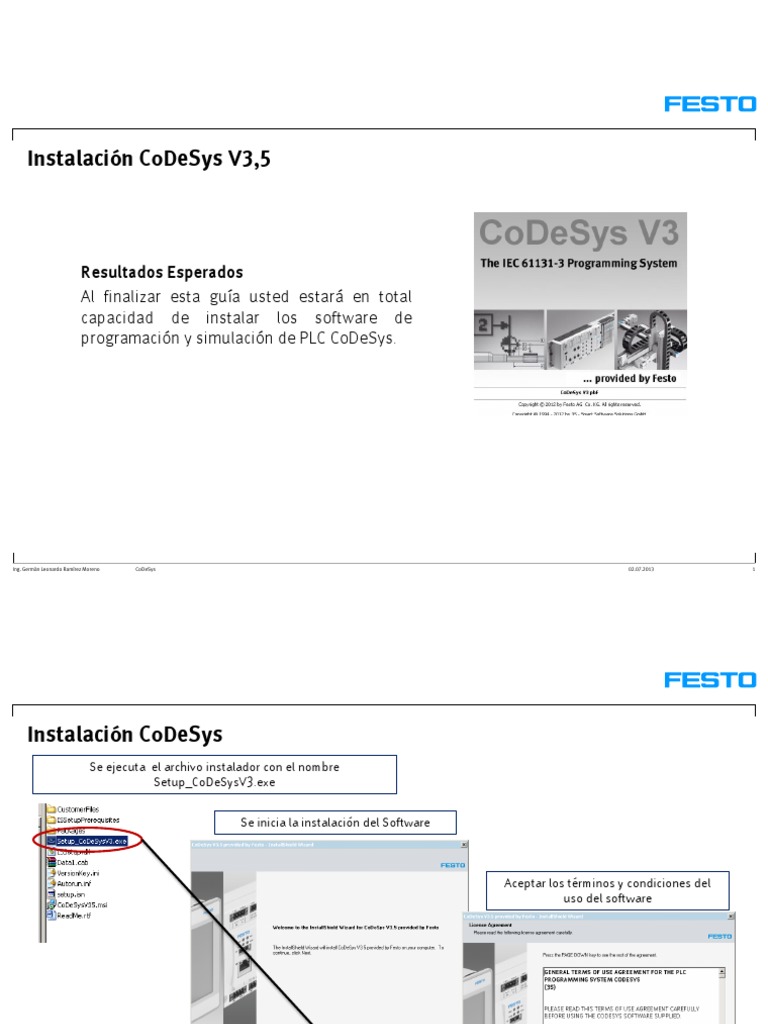 Guía para Instalar CoDeSys V3.5 | PDF | Áreas de informática ...