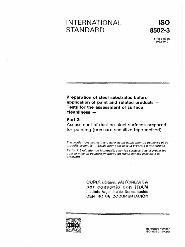 Iso 8502 3 PDF | PDF