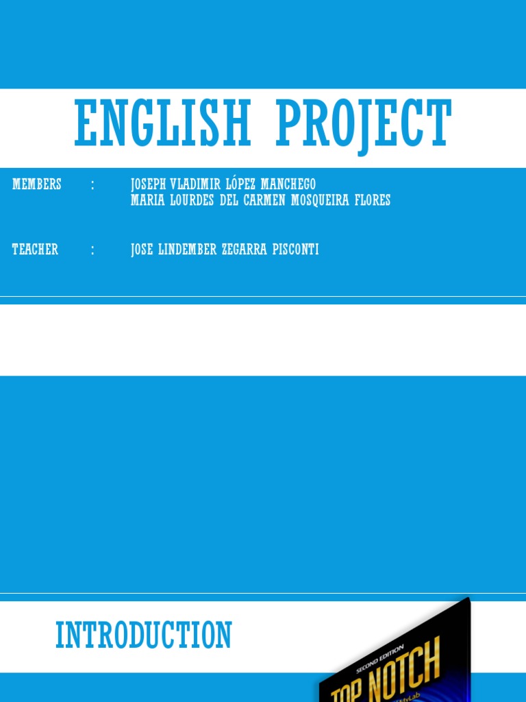 Proyecto de Inglés | PDF