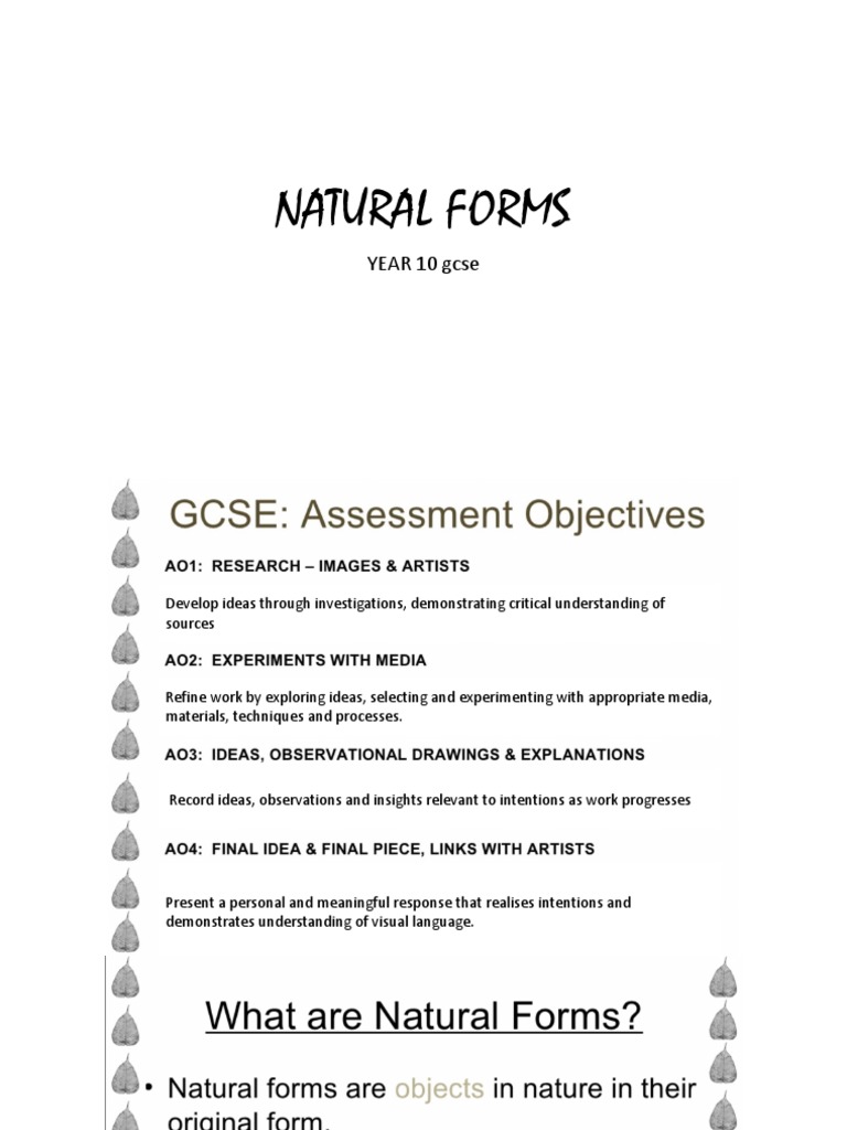Natural Forms | PDF
