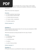 Part 1 Sample Questions MRCP | PDF | Myocardial Infarction | Hepatitis