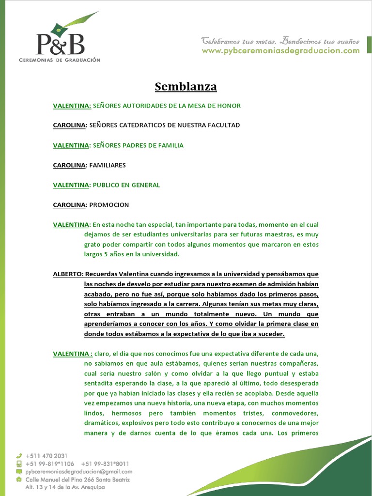 04 SEMBLANZA Ejem PB | PDF | Maestros | Amor