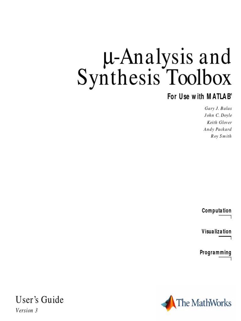 Mu-Analysis and Synthesis Toolbox | PDF | Control Theory | Matrix (Mathematics)
