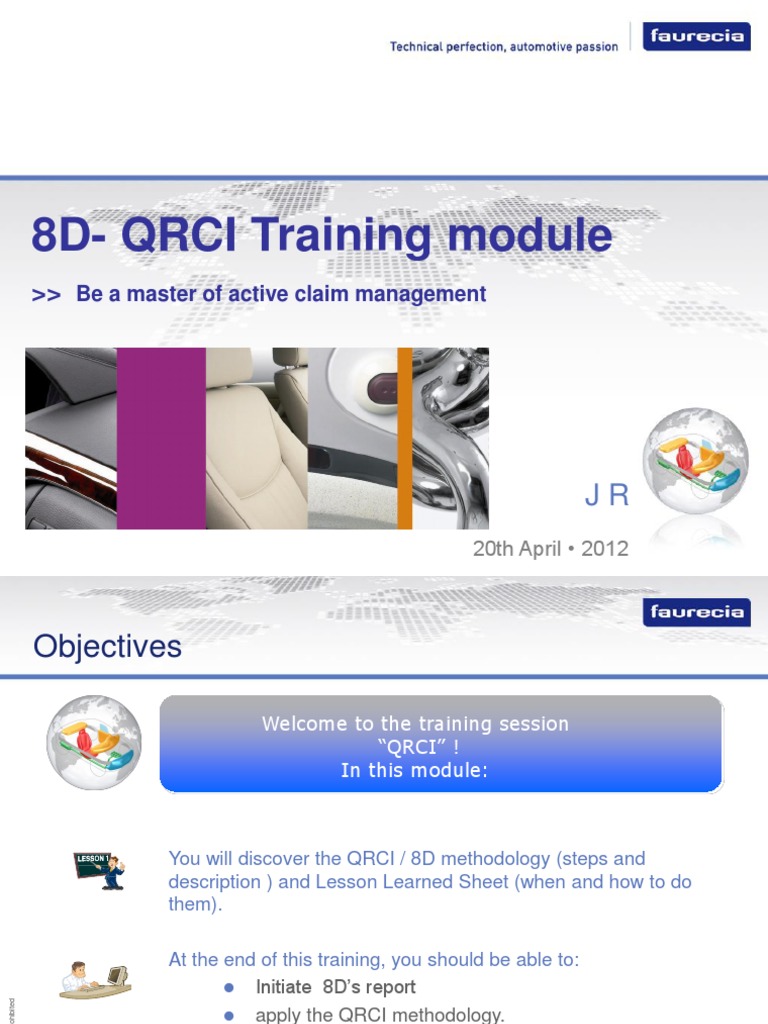 Training Module 8D QRCI | Business