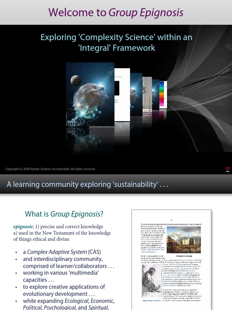 Group Epignosis - A Brief Overview | PDF | Emergence | Psychology