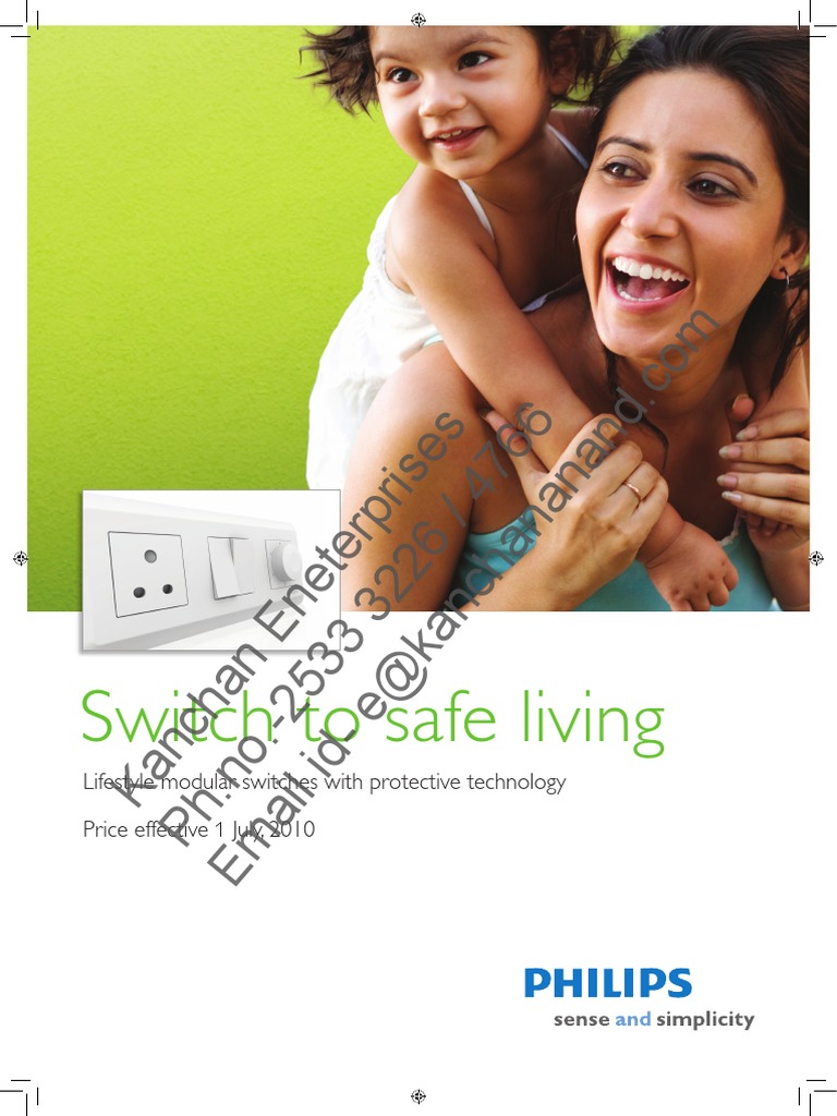 Active Philips Modular Switches Catalogue | PDF | Ac Power Plugs And ...