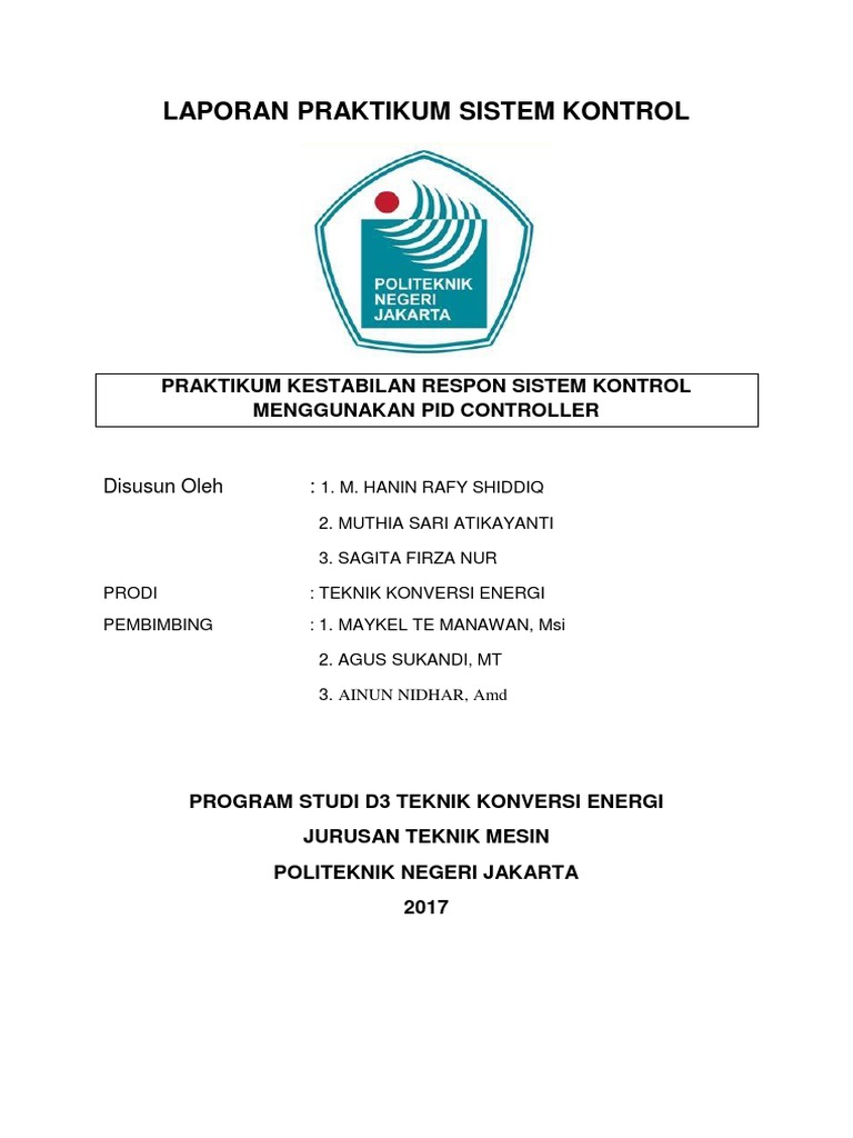 Laporan Praktikum Sistem Kontrol | PDF | Bisnis | Teknologi & Rekayasa
