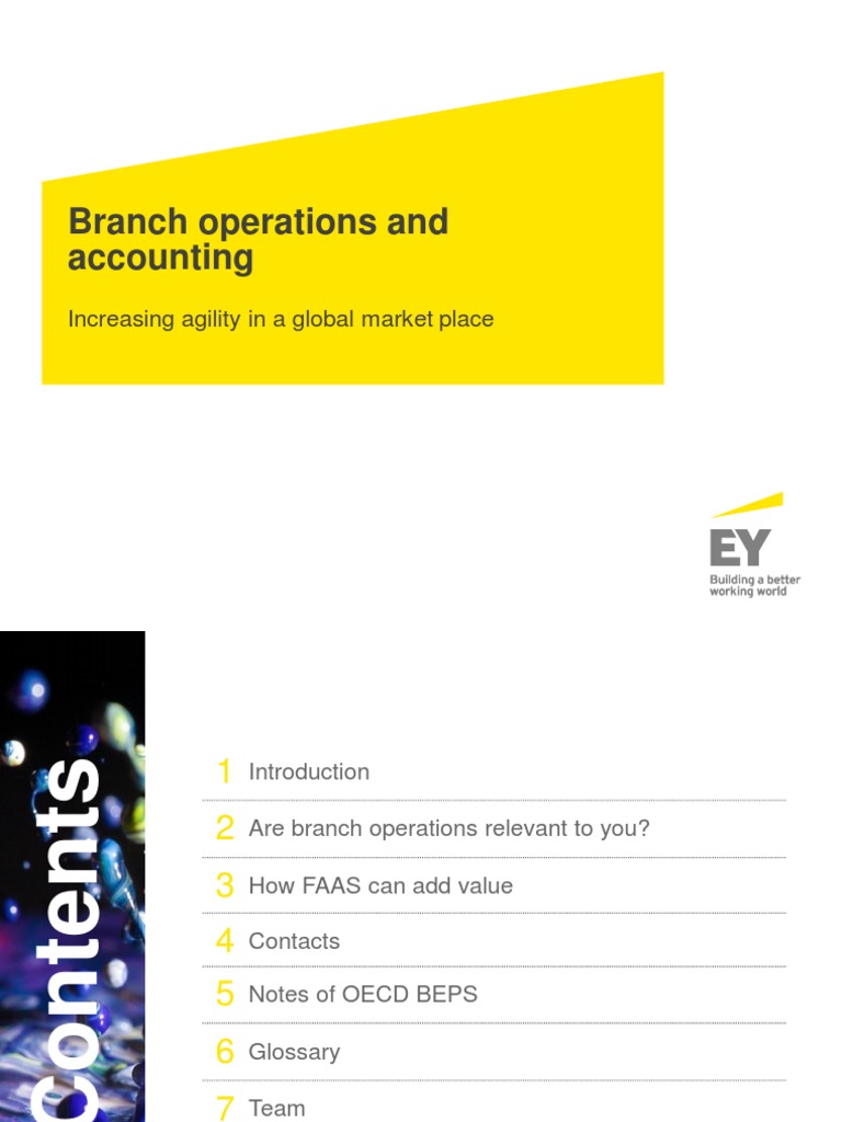 Ey Faas Branch Accounting Deck Final | PDF | International Financial ...