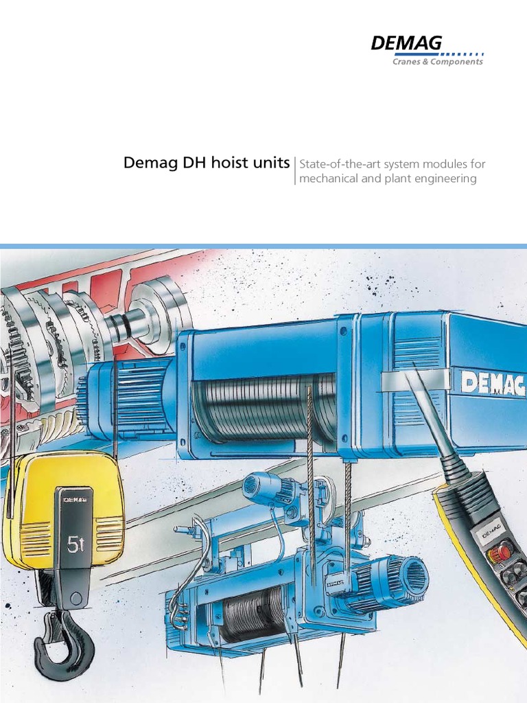 DH Hoist Brochure PDF | PDF | Crane (Machine) | Transmission (Mechanics)