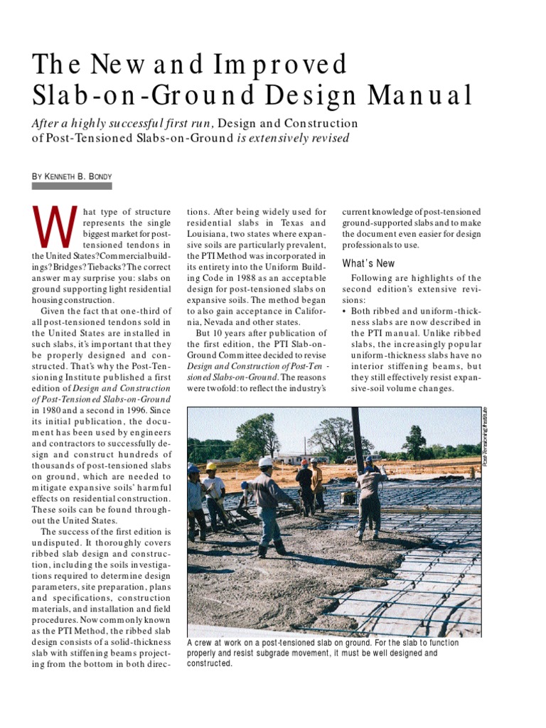 Concrete Construction Article PDF - The New and Improved Slab-On-Ground ...