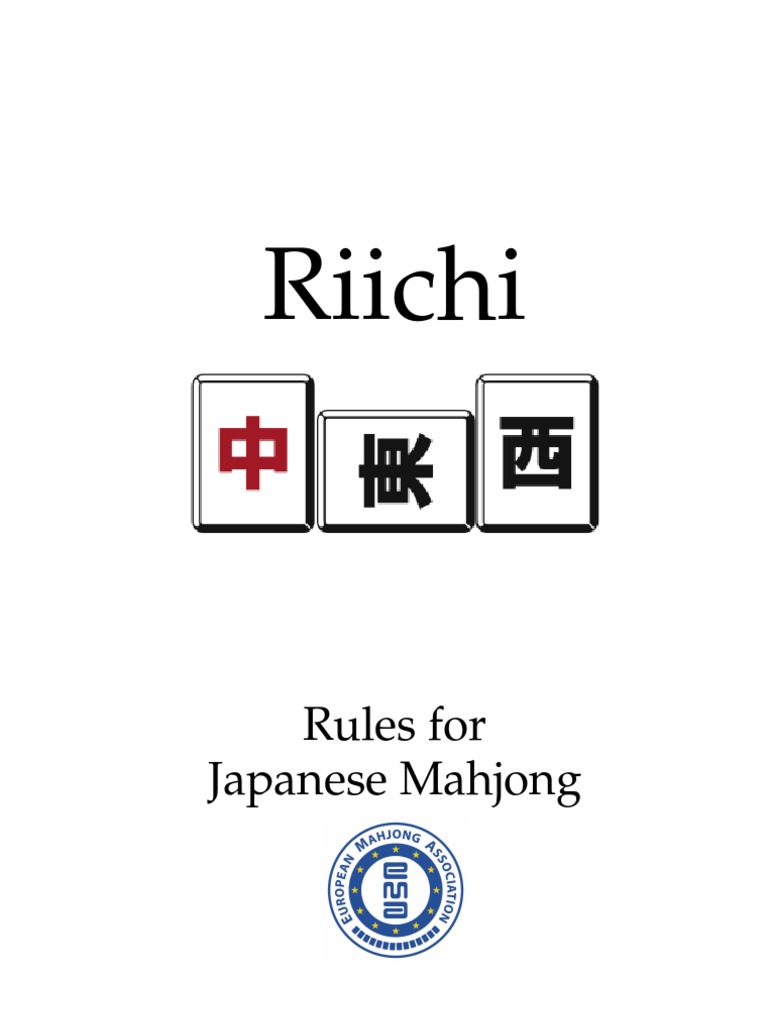 Japanese Mahjong Riichi Rules Guide | PDF | Home & Garden | History