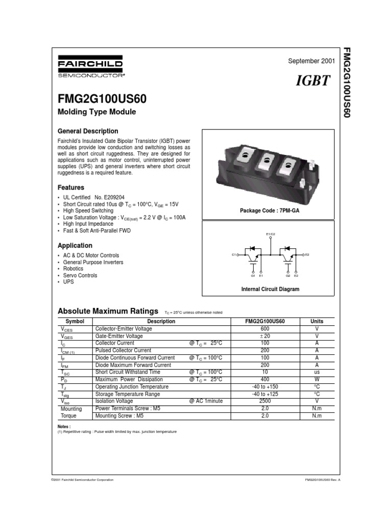 FM/FMG 2 G 100 Us 60 | PDF | Diode | Semiconductors