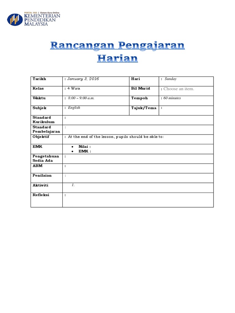 RPH English | PDF