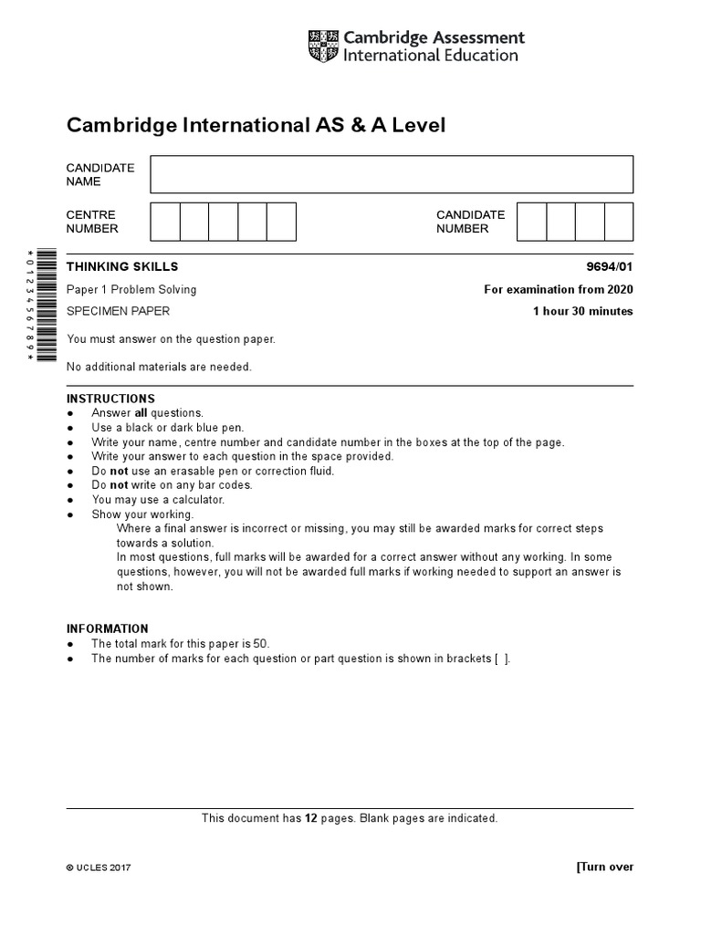 415488-2020-specimen-paper-1 | Business