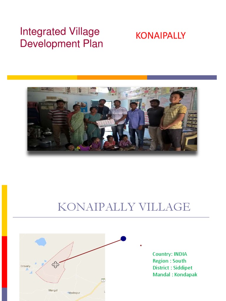 Integrated Village Development Plan: Konaipally | PDF | Hygiene ...