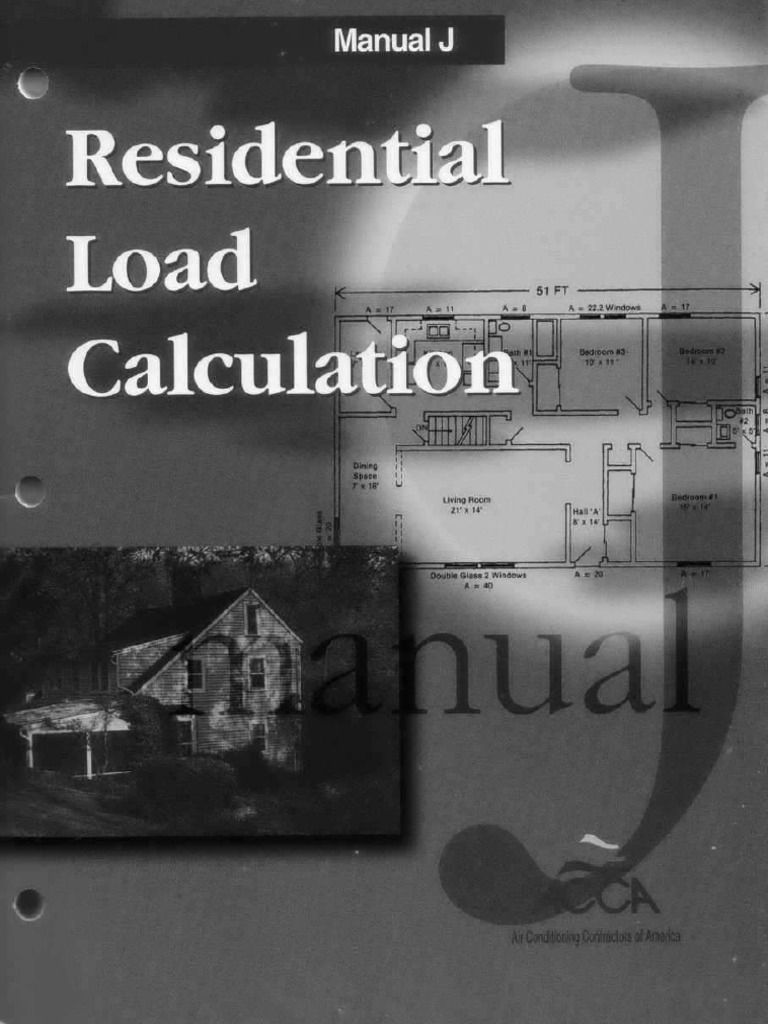 ACCA Manual J Residential Load Calculation | PDF