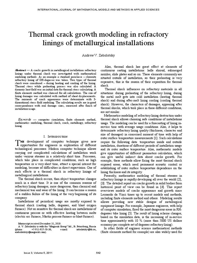International Jarnal | PDF | Stress (Mechanics) | Thermal Conductivity