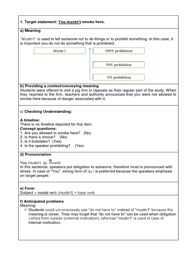 CELTA Assignment Number 2 | PDF | English Language | Syntax