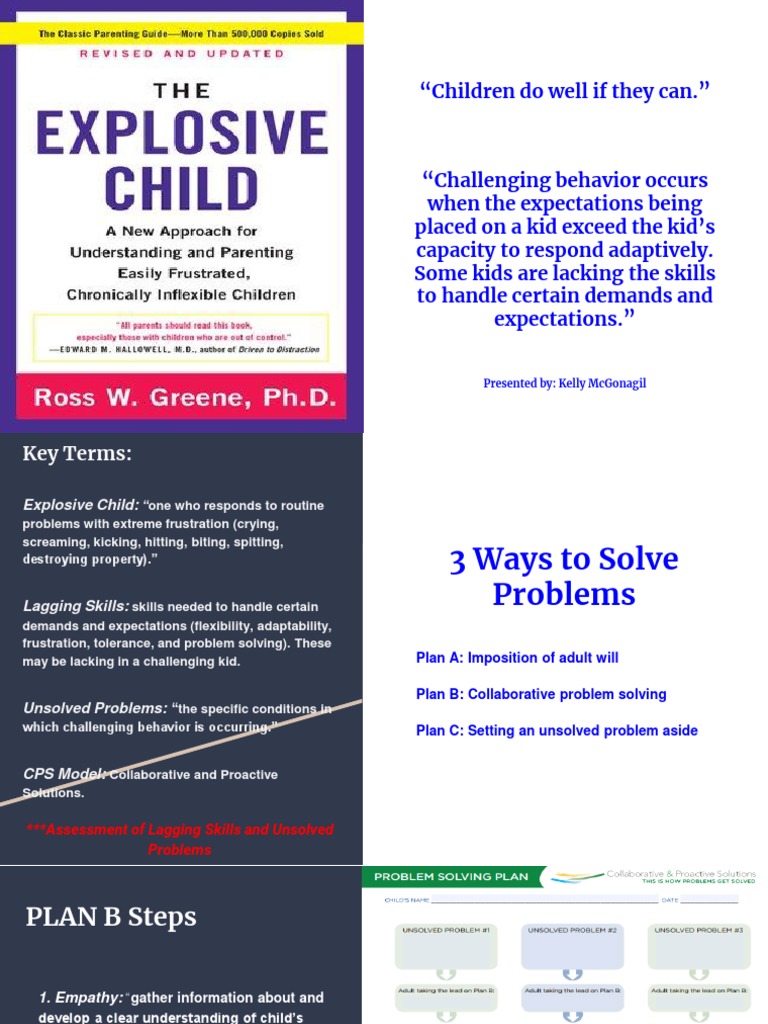 Explosive Child | PDF