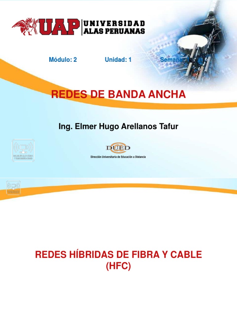 Semana 1.2 - Redes HFC | PDF | Televisión por cable | Televisión