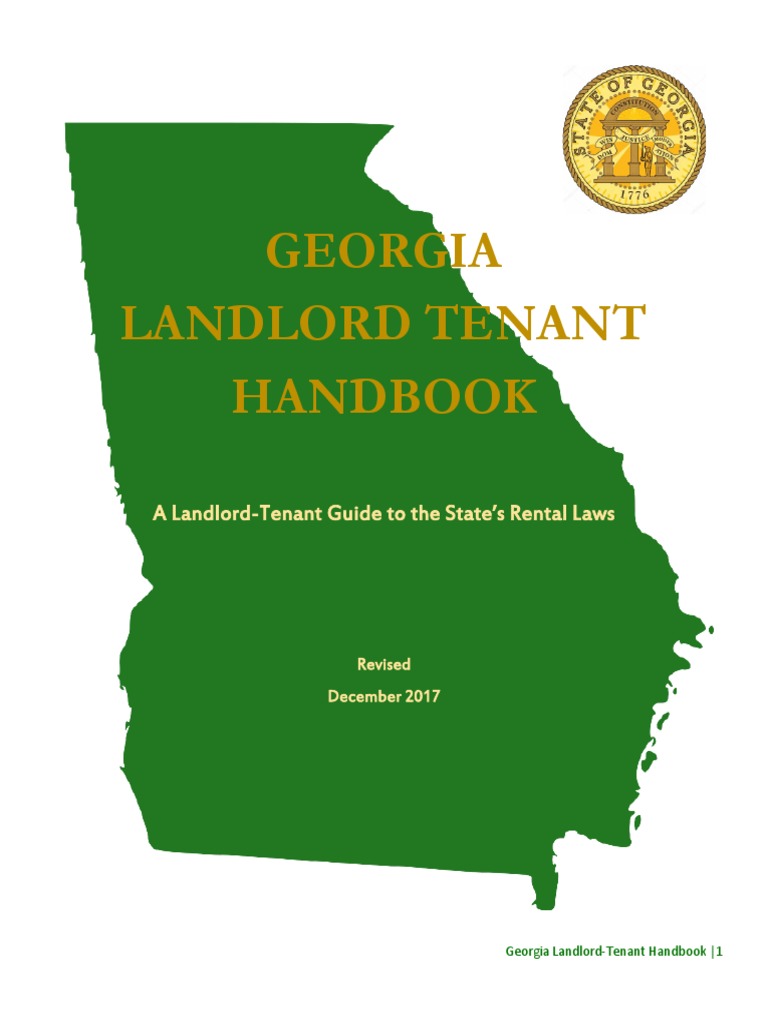 Georgia Landlord Tenant Handbook: A Landlord-Tenant Guide To The State ...