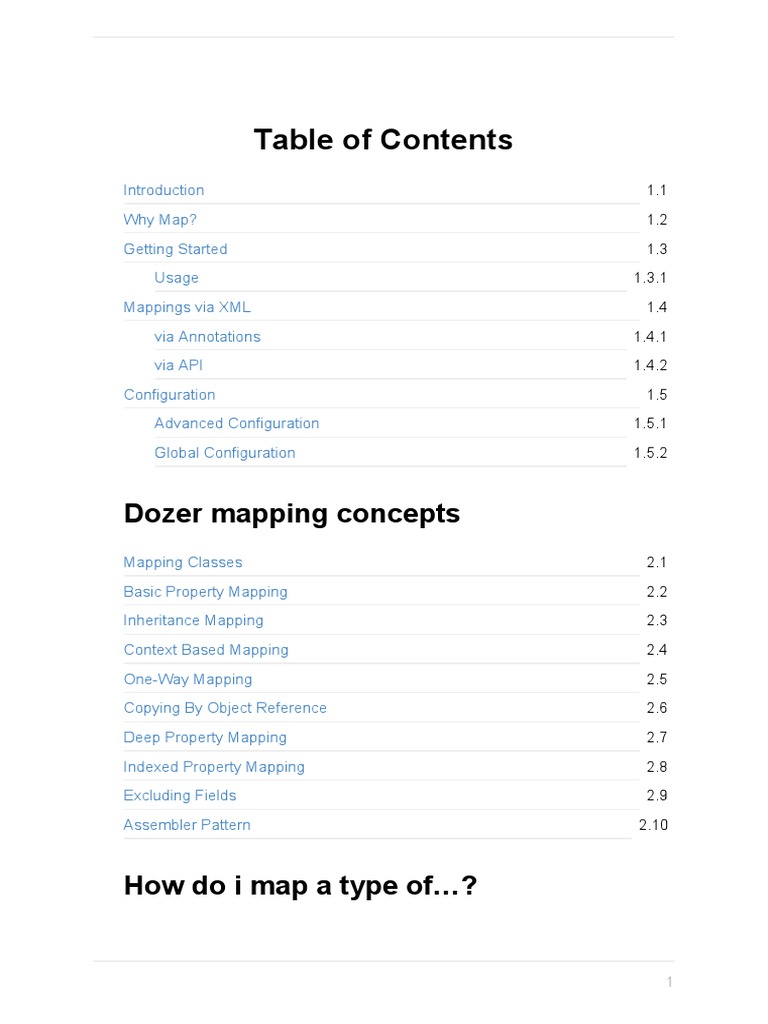 Dozer User Guide | Download Free PDF | Inheritance (Object Oriented Programming) | Xml