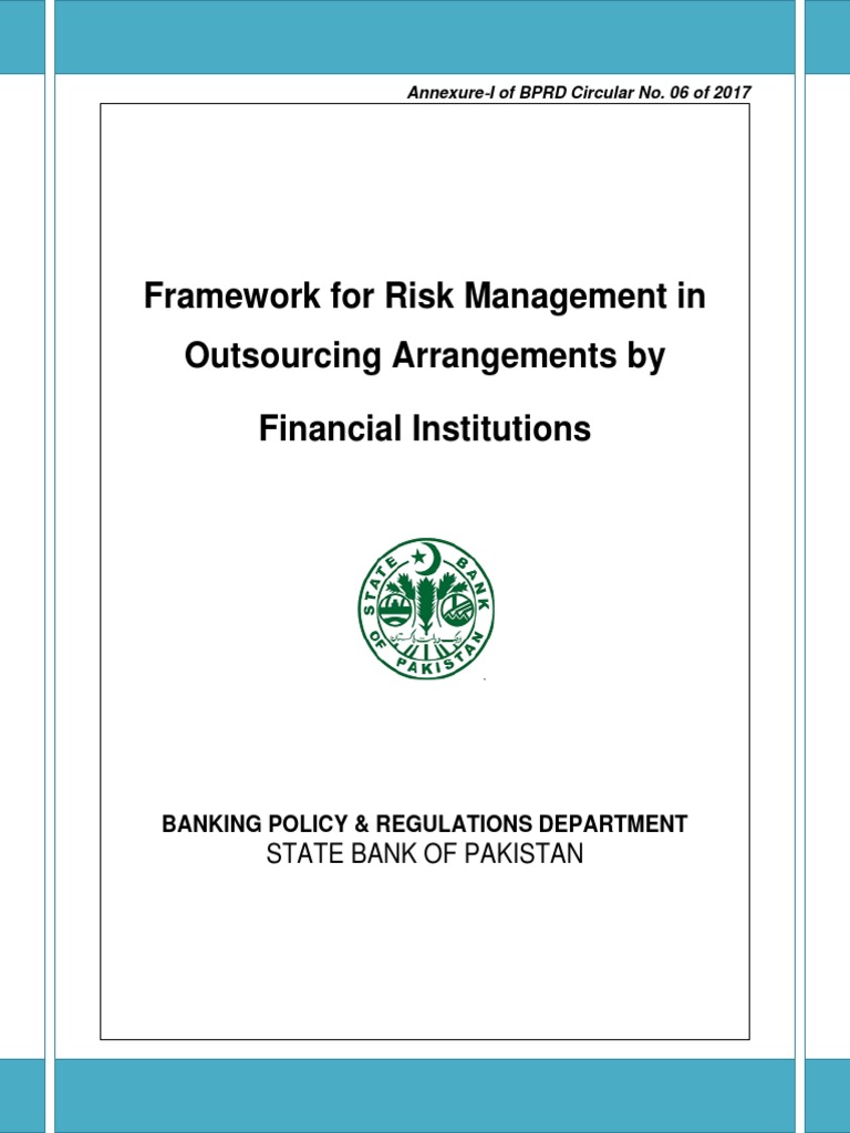 Framework For Risk Management in Outsourcing Arrangements by Financial ...