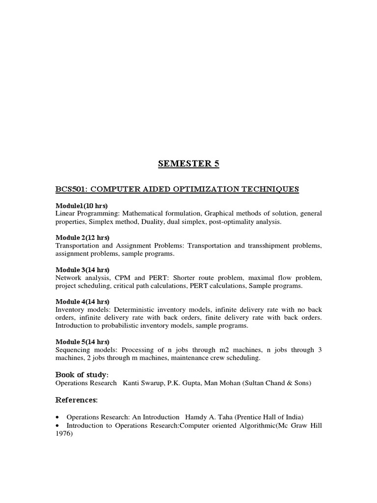 5th Sem Syllabus | PDF | Java (Programming Language) | Computer Program