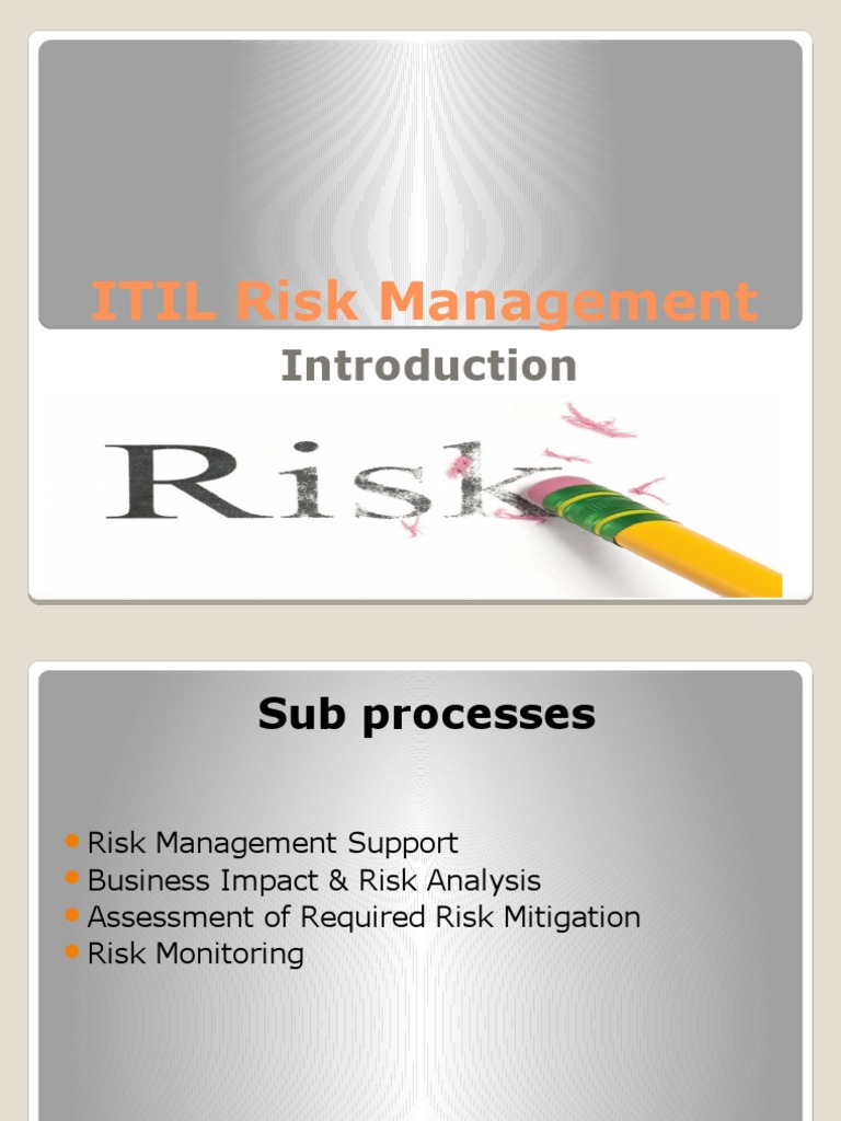 ITIL Risk Management | PDF | Risk Management | Itil