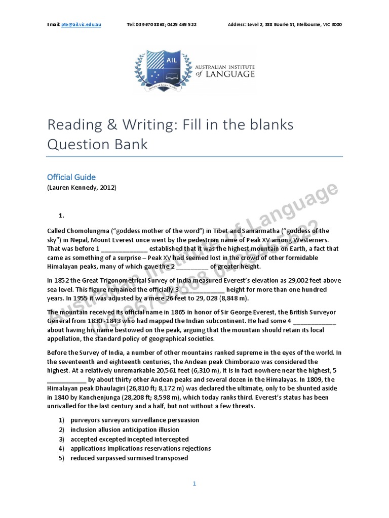 A - Reading & Writing Blanks Practice | PDF | Neutrino | Ernest Shackleton