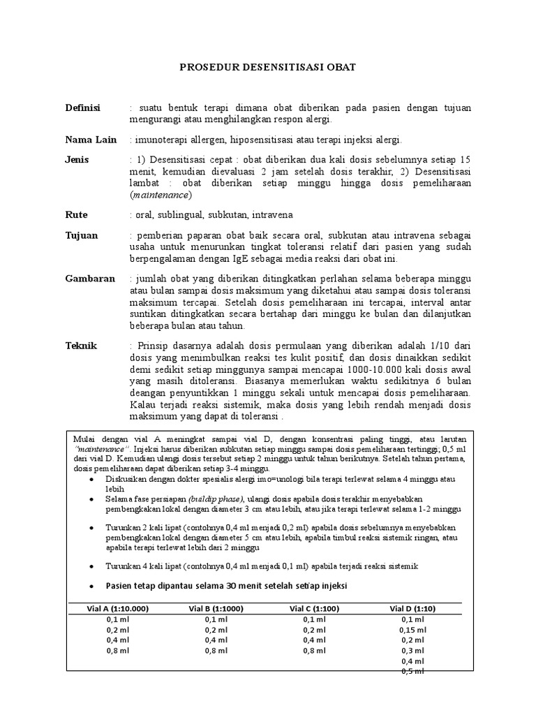 Teknik Desensitisasi | PDF