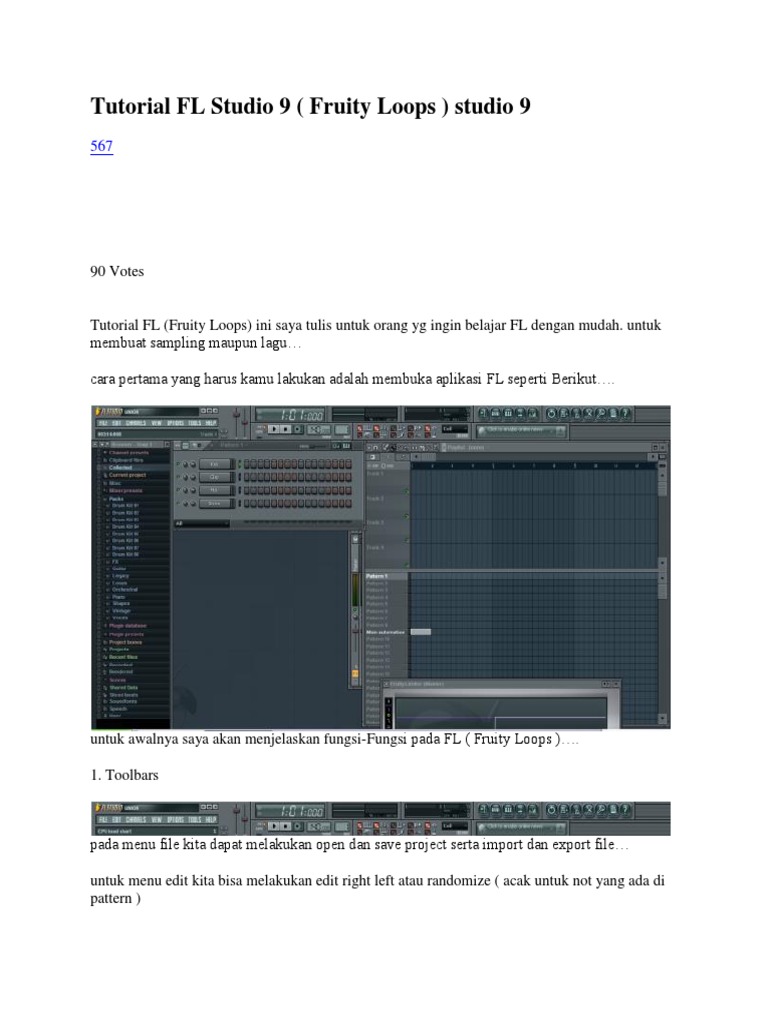 Tutorial FL Studio 9 | PDF