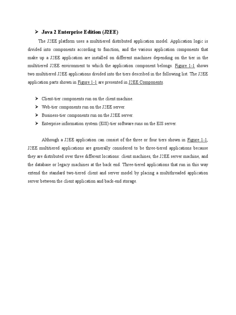 Java 2 Enterprise Edition (J2EE) | Download Free PDF | Java Server Pages | Java Platform