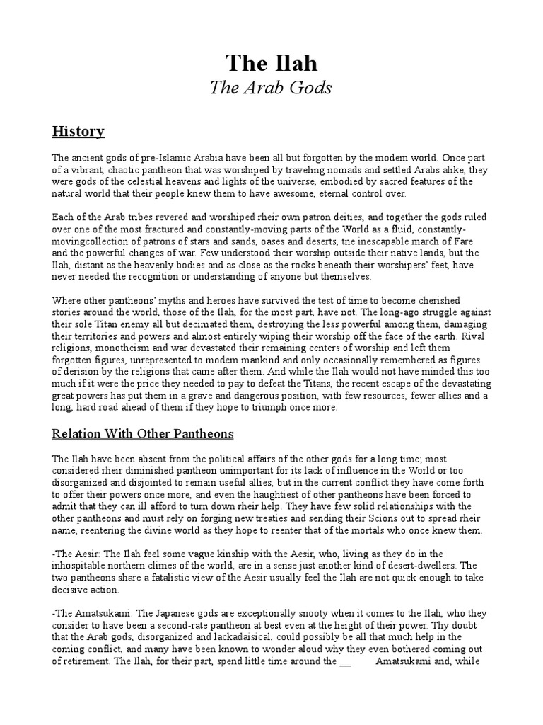 The Forgotten Pantheon: An Overview of the Ancient Arab Gods Known as ...