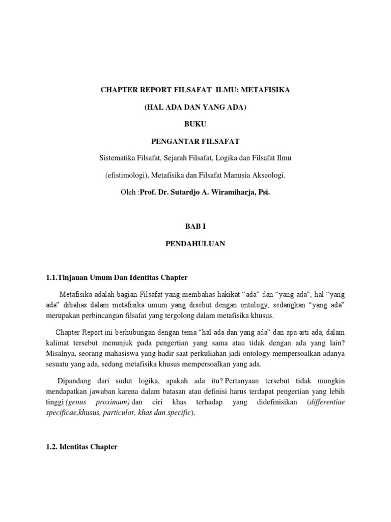 Contoh CR | PDF